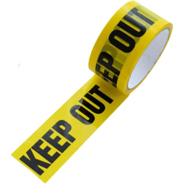 「鮮やかな黄色で遠くからでも一目瞭然」鮮明な黄色地に黒文字の「KEEP OUT」が、遠くからでもハッキリと視認できるバリケードテープです。工事現場やイベント会場、私有地など、あらゆる場所で立ち入り禁止区域を分かりやすく明示。この規制テープ一...