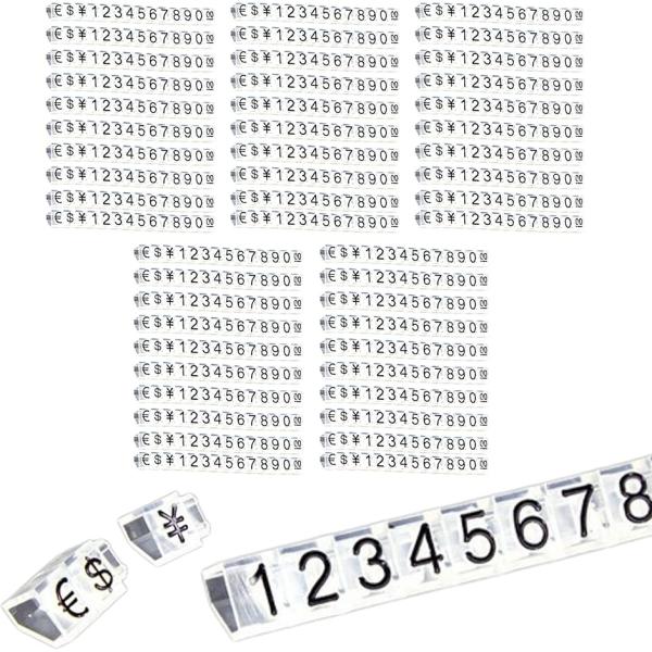 バリエーションコード : 2BRVVD0K32「おしゃれで見やすいデザイン」黒地に白文字を採用したシンプルかつ高級感あふれるデザイン。ショーケースや店舗ディスプレイをおしゃれに演出します。「簡単＆スピーディーな価格設定」ブロック式で価格変更...