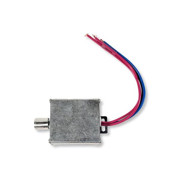 「商品情報」「主な仕様」商品仕様 ： ・入力電圧：DC12V〜24V（機器により異なります）　・出力方式：無段階電圧調整　・配線：赤＝モーター・電源の正極／黒＝電源の負極／青＝モーターの負極　・対応機器：DCモーター、電球、ヒーター、デフロ...