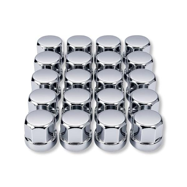 「商品情報」「主な仕様」商品仕様 ： ・タイプ：仕様: 高さ50mm 10穴用 大型トラック用　・材質: ABS素材　・カラー: クロームメッキ　・サイズ: 高さ50mm　・対応ナット：33mm　・タイプ：社外品簡単装着 ： 工具不要で、ナ...