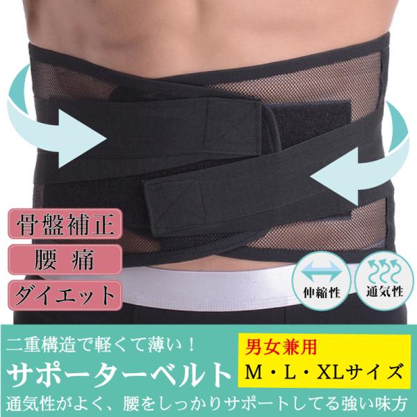 軽くて薄く、通気性良好のパワフルタイプ。ずれを抑える二重構造ベルトの締め付けでガッチリとした固定。お仕事やスポーツ、腰をサポートします。腹部のダイエットベルトとして、腰痛時の腰サポート骨盤ベルトとして使用でき便利です。ウエストに女性らしいく...