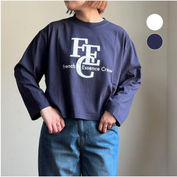 ----------------------------------------------------------＜FECプリント＞ ロングTシャツMen's XXL相当のLSTシャツなのでバスト・肩巾は大きなサイズ感です。胸にはチームロ...