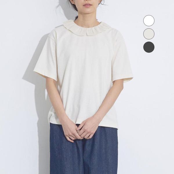 ---------------------------------------------毛羽が少なくクリアな表面感のドライコットン素材のTシャツです。なめらかなシャリ感で肌離れも良く、春夏シーズンに最適な生地感です。繰り返し洗濯しても型崩...