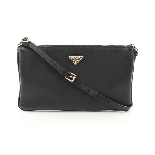 【商品番号】2101218806755【ブランド】PRADA【商品名】プラダ PRADA SOFT GRAIN ショルダーバッグ バッグ レザー ブラック系 1BC2382CYSF0002 【中古】【査定結果】S【型番】1BC2382CYS...