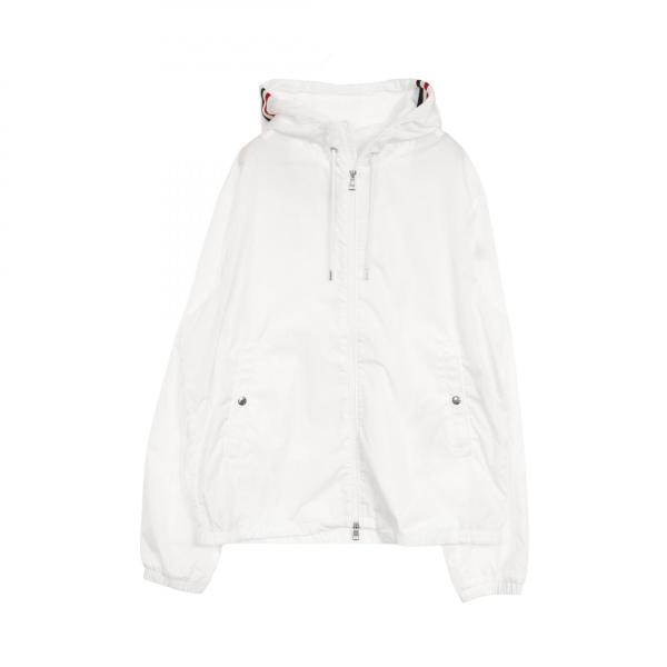 【商品番号】2101218938111【ブランド】MONCLER【商品名】モンクレール MONCLER GRIMPEURS ブルゾン 衣料品 アウター ナイロン ホワイト系 【中古】【査定結果】A【型番】-【サイズ】表記サイズ：5、肩幅：5...