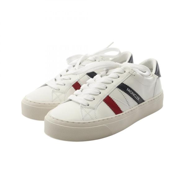 【商品番号】2101219118468【ブランド】MONCLER【商品名】モンクレール MONCLER MONACO2 スニーカー 靴 レザー ホワイト系 4M00160M449600136 【査定結果】N【型番】4M00160M44960...