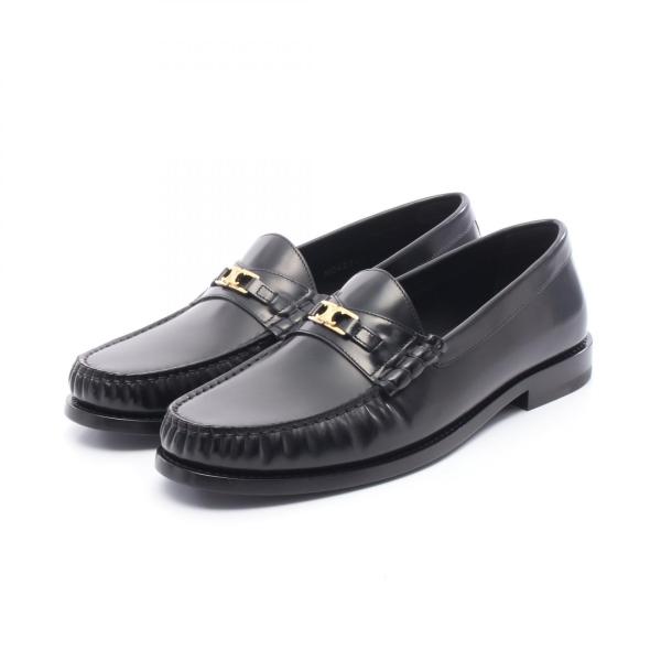 【商品番号】2101219166995【ブランド】CELINE【商品名】セリーヌ CELINE TRIOMPHE 15 トリオンフ ローファー 靴 レザー ブラック系 334773602C38NO44 【査定結果】N【型番】33477360...