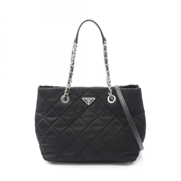 【商品番号】2101219170664【ブランド】PRADA【商品名】プラダ PRADA TESSUTO IMPUNTU トートバッグ バッグ ナイロン ブラック系 【中古】【査定結果】A【型番】-【サイズ】幅：28cm、高さ：22cm、奥...