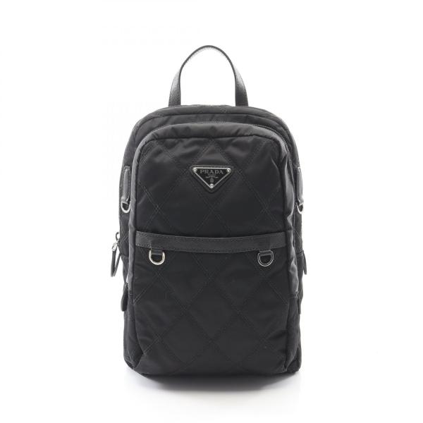 【商品番号】2101219327570【ブランド】PRADA【商品名】プラダ PRADA TESSUTO IMPUNTU リュックサック バックパック バッグ ナイロン ブラック系 【中古】【査定結果】A【型番】-【サイズ】幅：20cm、高...