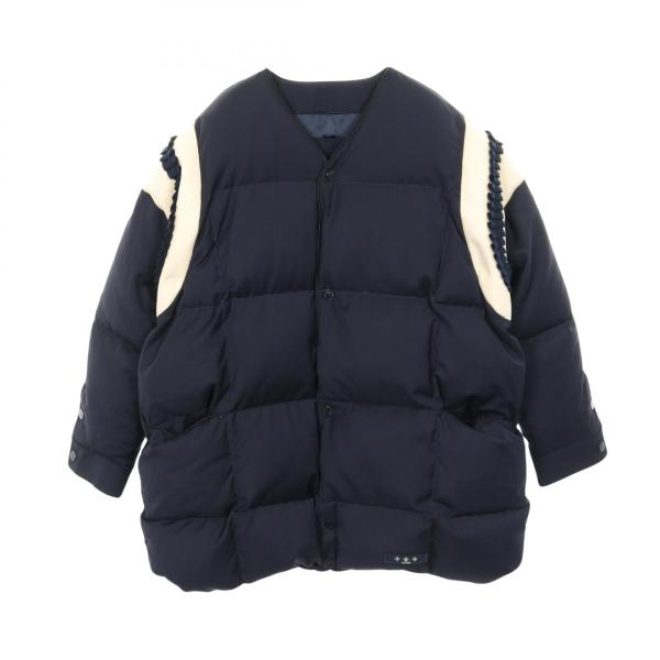 【商品番号】2101219439839【ブランド】TATRAS【商品名】タトラス TATRAS TATRAS × KEVIN JAMES MORLEY ダウンジャケット 衣料品 アウター ウール ネイビー系 【中古】【査定結果】A【型番】-...