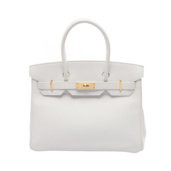 【商品番号】2101219608303【ブランド】HERMES【商品名】エルメス HERMES バーキン30 ハンドバッグ バッグ レザー ヴォーエプソン ホワイト系 ホワイト 041701CC 【中古】【査定結果】A【型番】041701C...