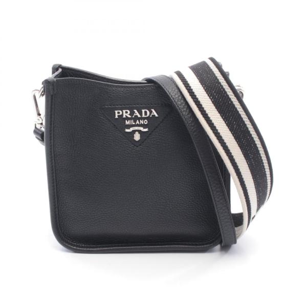 【商品番号】2101219616858【ブランド】PRADA【商品名】プラダ PRADA VIT.DAINO SOFT ショルダーバッグ バッグ レザー ブラック系 1BH191 【中古】【査定結果】A【型番】1BH191【サイズ】幅：19...