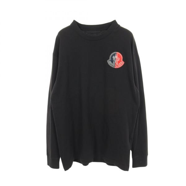 【商品番号】2107601123218【ブランド】MONCLER【商品名】モンクレール MONCLER GENIUS 2 MONCLER 1952 長袖Tシャツ 衣料品 トップス コットン ブラック系 【中古】【査定結果】B【型番】-【サイ...