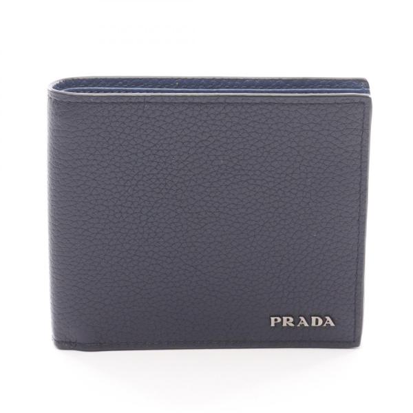 【商品番号】2118400203865【ブランド】PRADA【商品名】プラダ PRADA TORO 二つ折り財布 財布 レザー ブラック系 2MO738 【中古】【査定結果】A【型番】2MO738【サイズ】幅：11cm、高さ：9.5cm、マ...