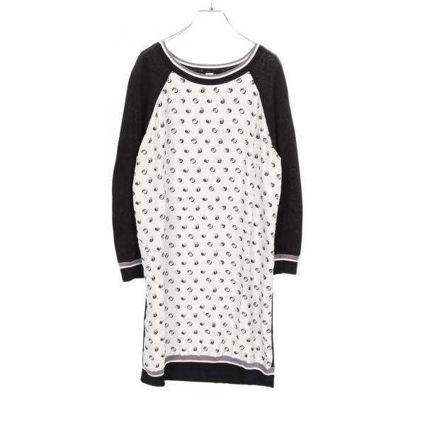 【商品番号】2120800013135【ブランド】HERMES【商品名】エルメス HERMES ツイルレーヌ JEU DE BILLES ワンピース 衣料品 トップス シルク シルク アイボリー系 【中古】【査定結果】B【型番】-【サイズ】...