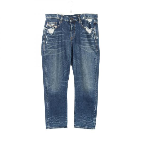 【商品番号】2120900039875【ブランド】DIESEL【商品名】ディーゼル DIESEL 2020 D-VIKER デニムパンツ 衣料品 ボトムス コットン ネイビー系 【中古】【査定結果】A【型番】-【サイズ】表記サイズ：36、ウ...