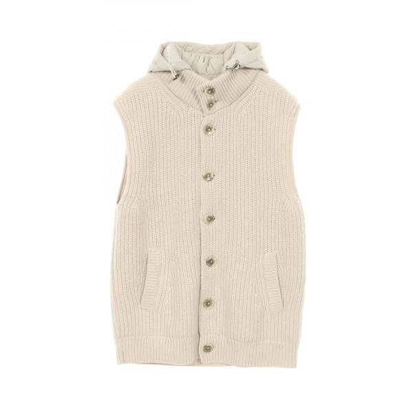 【商品番号】2120900066239【ブランド】Herno【商品名】ヘルノ Herno RESORT ベスト 衣料品 トップス ウール ベージュ系 MC009UR 【中古】【査定結果】C【型番】MC009UR【サイズ】表記サイズ：50、肩...