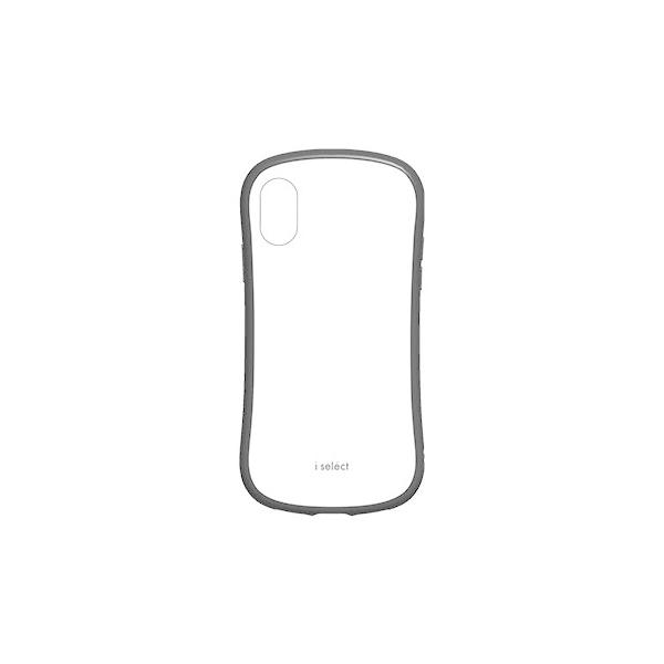 iPhoneXS Max対応i select(ハイブリッドガラスケース)が新登場！硬度9Hの強化ガラスとTPUのダブルインジェクション構造により、優れた耐衝撃性を実現しました。ケースを装着したままライトニングケーブルやイヤホンの接続が可能！...