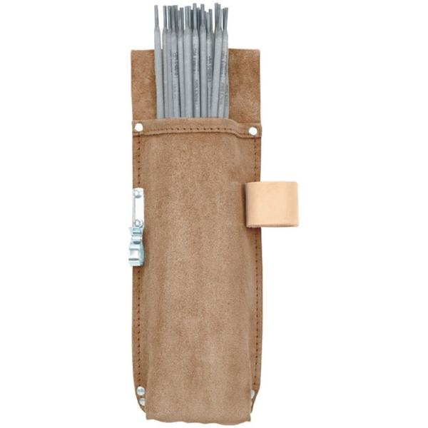 【発売日：2018年01月24日】【商品詳細】●サイズ(mm)：W140ｘH318●材質：スプリットレザー●重量(g)：339.7●溶接棒の収納に最適なホルダー。●クイックリリーススナップ付。●負荷のかかる部分はリベットにより強化されていま...