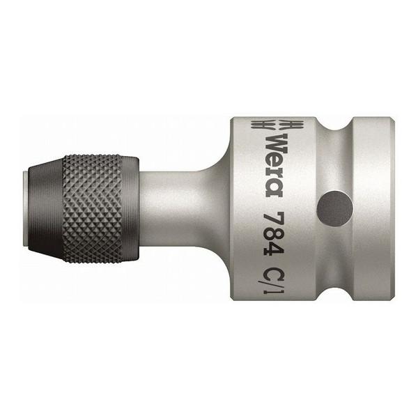 【発売日：2024年04月01日】【商品説明】●クイックリリースチャック付き●ボールロック付き【スペック】●サイズ(mm)：L50×W25×H25●重量(g)：73●六角部差込(inch)：1/4●四角部差込(inch)：1/2※メーカーの...