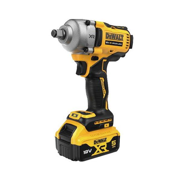 【発売日：2025年01月27日】DEWALT デウォルト 18Vコードレスシリーズ XR Li-lon ブラシレス・インパクトレンチ 5.0Ahバッテリー×2個・充電器・TSTAKキットボックス付 DCF891P2T-JP 【商品説明】●...