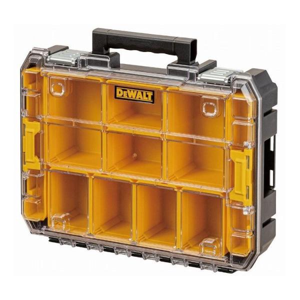 【発売日：2025年01月27日】DEWALT デウォルト TSTAKティースタック2.0 オーガナイザー DWST82968-1 【商品説明】●材質：ポリプロピレン/ステンレス●IP54準拠 防塵・防滴。●ネジやビットなどの小物類の整理に...