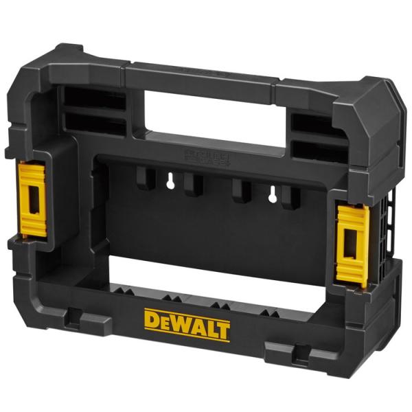 【発売日：2025年01月27日】DEWALT デウォルト TSTAKティースタック2.0シリーズ用 キャディボックス DT70716-QZ 【商品説明】●先端ビットなどの小物ケース「タフケースプラス」を9個収納●現場での持ち運びや収納性が...
