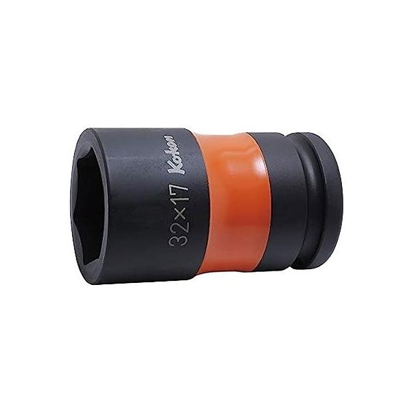 【発売日：2024年04月26日】スペック●サイズ(mm)：32×17●ソケット部外径(D1；mm)：47●差込部外径(D2；mm)：44●ボルト接触部内面奥行(H；mm)：12●全長(L；mm)：75●シャフトカラー：橙●重量(g)：62...