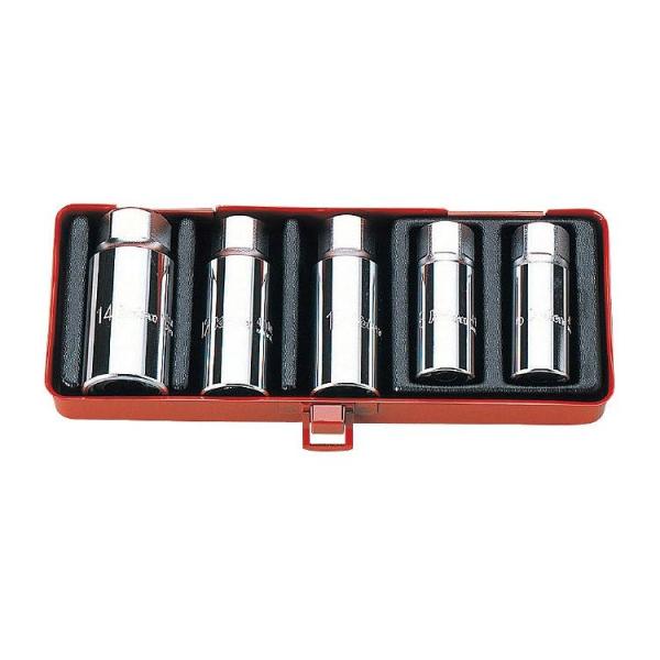 【発売日：2023年01月12日】【スペック】●入組数：5個●メタルケース(mm)：W215×H80×T47●重量(g)：1450【セット内容/付属品】スタッドボルト抜き：6・8・10・12・14mm(4100M)