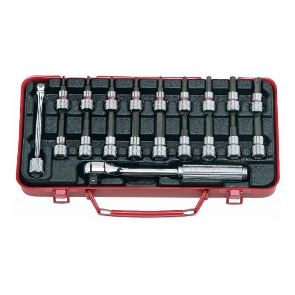 【発売日：2023年01月12日】【スペック】●差込角("SQ)：3/8●入組数：20個●メタルケース(mm)：W310×H150×T50●重量(g)：3370【セット内容/付属品】プラスビットソケット：PH2・3(3000)マイナスビット...