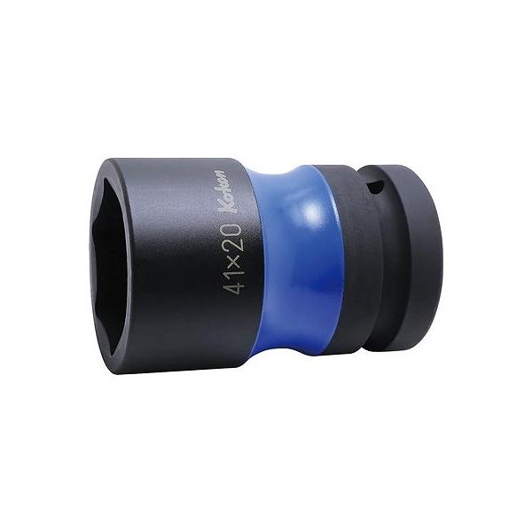 【発売日：2024年04月26日】スペック●サイズ(mm)：41×20●ソケット部外径(D1；mm)：58●差込部外径(D2；mm)：54●ボルト接触部内面奥行(H；mm)：12.5●全長(L；mm)：87●シャフトカラー：青●重量(g)：...