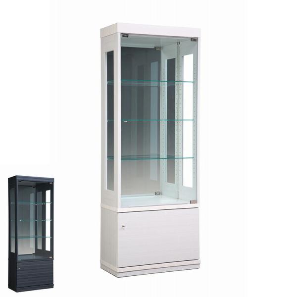 【発売日：2020年08月04日】■商品名リーフ60■素材本体：MDF材木目調シート張扉：強化ガラス■商品サイズ幅60cm×奥行30cm×高さ160cm■重量50kg■生産国中国製■備考・完成品・ガラス棚3枚標準装備・取っ手取付/棚板設置作...