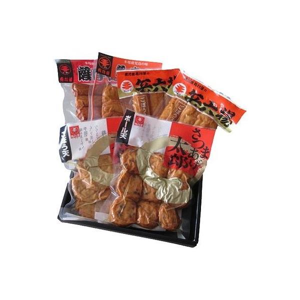 【発売日：2022年11月08日】【商品特徴】5種6品の真空パックさつま揚げの詰合せです。日持ちするので重宝します。【商品区分】食品【原材料(アレルギー表記含む)】魚肉、(タラ、エソ、イトヨリダイ、イワシ) 、小麦でん粉、鹿児島県産地酒、大...