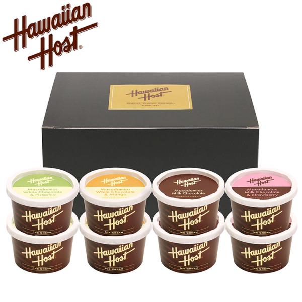 【発売日：2024年08月08日】「ハワイアンホースト」の代名詞であるマカダミアナッツのクラッシュを練りこんだミルクチョコアイスと、ミルクとホワイト2種のマカダミアチョコアイスに、相性抜群の3つのフレーバーを組み合わせ、見た目も味も楽しいア...
