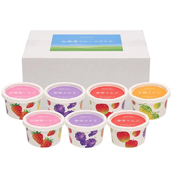 【発売日：2025年06月19日】北海道の4種類のフルーツのおいしさを詰め込んだ風味いっぱいのアイスです。・商品区分食品(アイス)・原材料(アレルギー表記含む)【余市りんご】りんご果汁（国内製造）、砂糖、水あめ、レモン果汁／安定剤（増粘多糖...