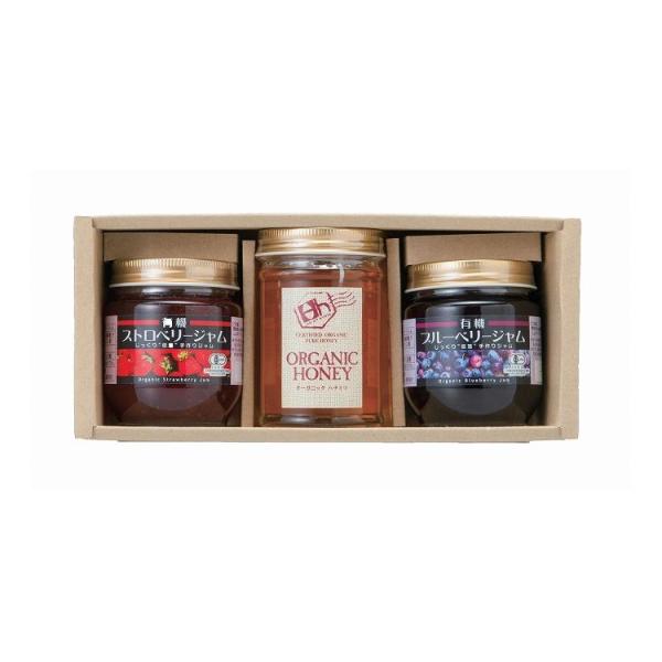 【発売日：2024年12月19日】【商品詳細】低温で丁寧に仕上げた有機ジャムと有機規定をクリアしたオーガニック蜂蜜を詰め合わせました。保存方法:常温商品区分:食品内容量:オーガニック蜂蜜200g透明×1本、有機ストロベリージャム200g×1...