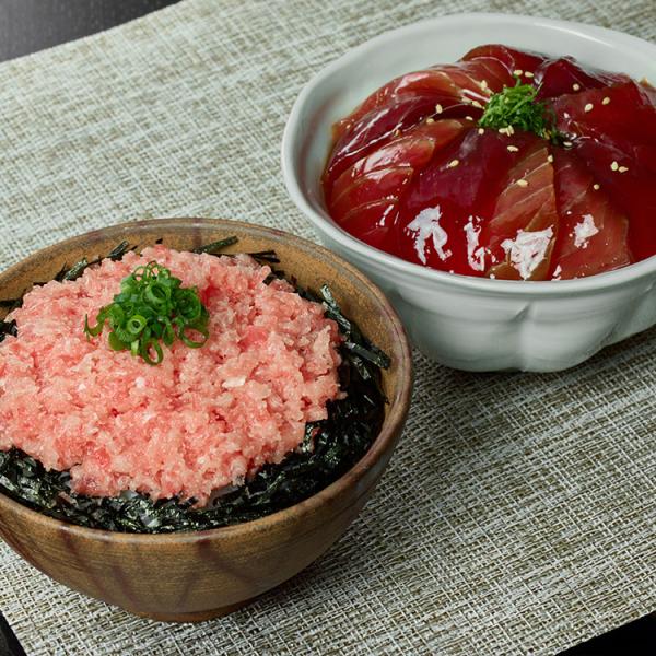 【発売日：2025年07月09日】【漬けまぐろ】は、お子様から年配の方まで召し上がりやすいように甘めの味付けとなっております。【ねぎとろ すきみ】は、上質な目鉢まぐろのみを使用しています。脂の旨みを保ちつつ、目鉢まぐろ特有のすっきりとした口...