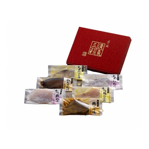 【発売日：2024年12月19日】【商品詳細】3種の魚を各々の魚にあった味に漬け込みました。それぞれの魚が持つ美味しさを引き立てる漬魚を是非ご賞味ください。保存方法:冷凍商品区分:食品内容量:かじき鮪粕漬55g×1、かじき鮪西京漬55g×1...