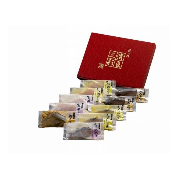 【発売日：2024年12月19日】【商品詳細】3種の魚を各々の魚にあった味に漬け込みました。それぞれの魚が持つ美味しさを引き立てる漬魚を是非ご賞味ください。保存方法:冷凍商品区分:食品内容量:かじき鮪粕漬55g×2、かじき鮪西京漬55g×2...