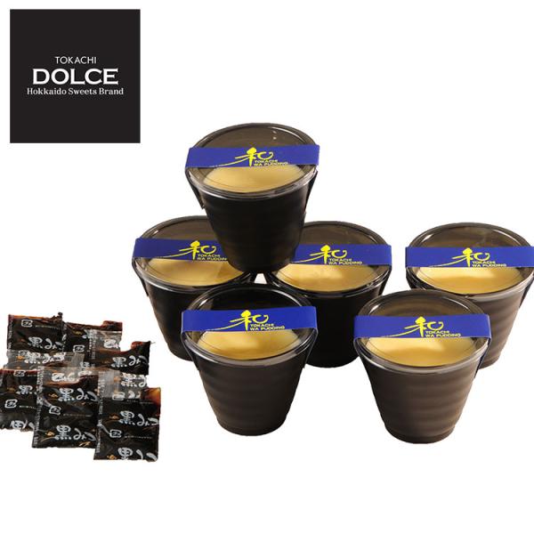 【発売日：2024年12月19日】【商品詳細】十勝橋本牧場の生乳を使用したプリンにわらび餅を入れました。添付の黒蜜をかけてお召し上がりください。保存方法:冷凍商品区分:食品内容量:80gｘ6原材料(アレルギー表記含む):【和プリン】生乳（北...