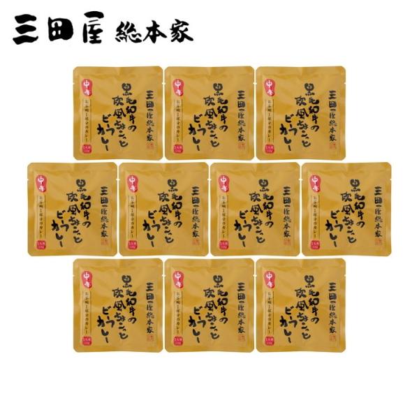 【発売日：2024年12月19日】【商品詳細】黒毛和牛を使用し、ルーに肉の旨味が溶け込んだマイルドなビーフカレーです。少し食べたいときに重宝するお茶碗サイズです。保存方法:常温商品区分:食品内容量:110g×10食原材料(アレルギー表記含む...