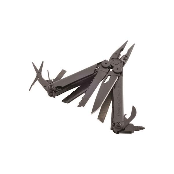 【発売日：2024年04月22日】特長●レザーマンの代表モデルで、累計販売数が最も多いハイスペックモデルです。黒酸化被膜処理です。●プライヤーのワイヤーカッターが高硬度で取替式にグレードアップしました。●１８の主要機能を装備し、各機能の精度...