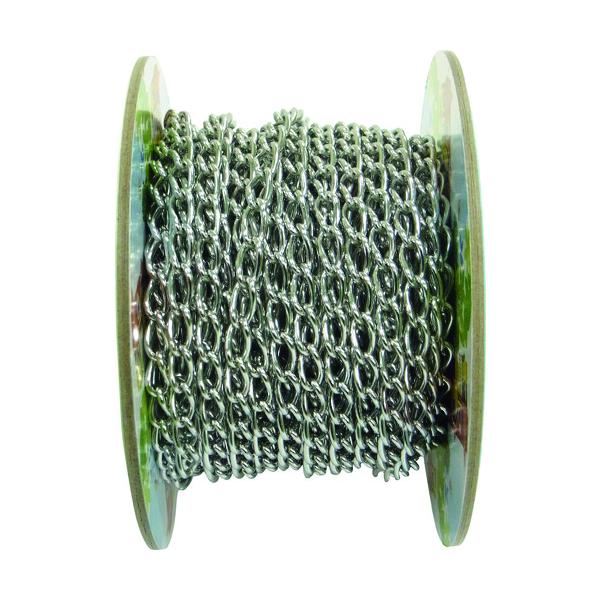 【発売日：2025年05月21日】特長●リンクを90度ひねったチェーン、仕上がりの美しさと扱いやすいチェーンです。●リールに巻いている製品のため、使用時に絡まりにくいです。●水回りに最適なステンレス製です。用途●パーツとの併用で、転倒防止・...