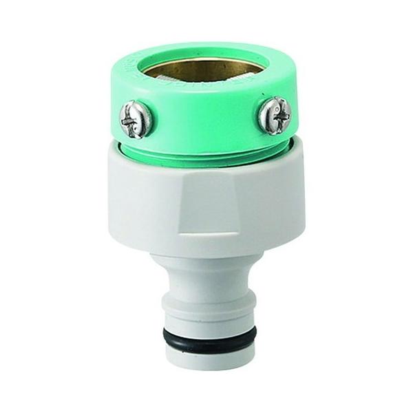 【発売日：2022年06月16日】【商品詳細】●蛇口にビスで取り付ける散水ホース用の元口です。●SANEI製PL70-50（ジョイント）がワンタッチで着脱できる。●高さ(mm)：50●適合コネクタ：PL70-50●適合蛇口外径(mm)：15...