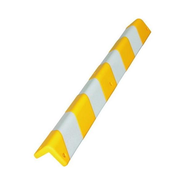 【発売日：2022年06月16日】【商品詳細】●ストライプ部は反射仕様です。●駐車場に。●色：黄/白●幅(mm)：125●長さ(m)：1●厚さ(mm)：18●取付方法：アンカーボルト(付属品)またはシリコン系接着剤(接着剤別売)●取付方法：...