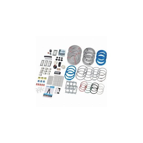 【発売日：2023年05月23日】【商品スペック】■特長・第二種電気工事士技能試験の候補問題が全て練習できる部材セットシリーズです。・VVF2.0mm電線には青色外装を採用し、視認性を向上しました。・過去の試験で実際に使われたメーカーを中心...