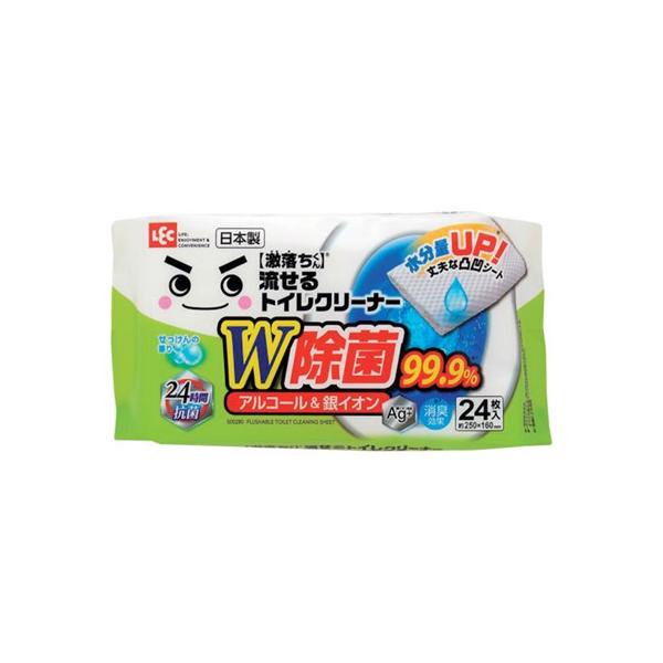 【発売日：2024年04月22日】特長●【リニューアル点】●シートの凸凹が大きくになり厚み感がアップしました！安定剤配合でシートが丈夫になり、ちぎれにくくなりました。●【商品特徴】●トイレの拭き掃除と除菌ができる銀イオン配合のトイレシートで...