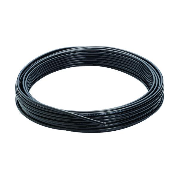 【発売日：2025年05月21日】特長●柔軟性に優れ、コンパクト配管に最適です。仕様●色：ブラック●外径(mm)：9.53●内径(mm)：5.99●最小曲げ半径(mm)：20●使用真空圧力(MPa)：0.1●使用流体：空気、水(条件あり)●...