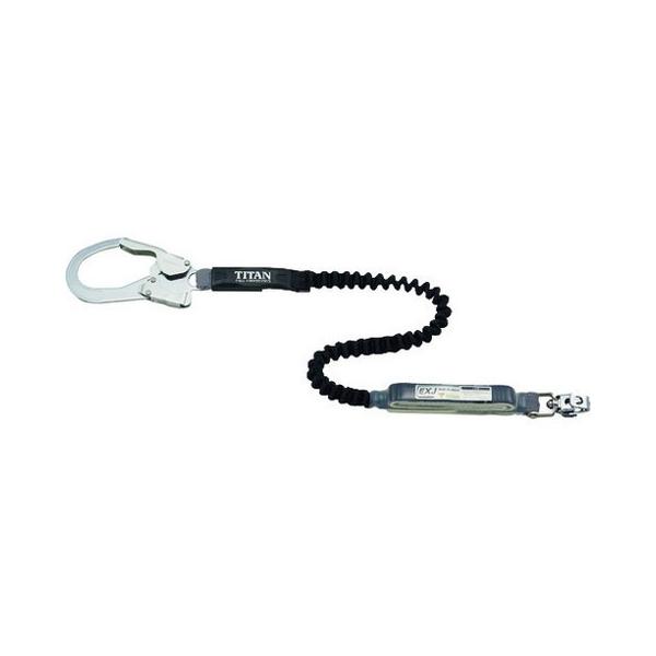 【発売日：2022年06月14日】【商品詳細】●ゴム芯入りの伸縮性ランヤードです。●縫製部はTITANロゴ付の保護カバーで守られています。●建設・土木・造船・橋梁・鉱山・工場・プラント・その他。●色：ブラック●長さ(mm)：1100〜160...