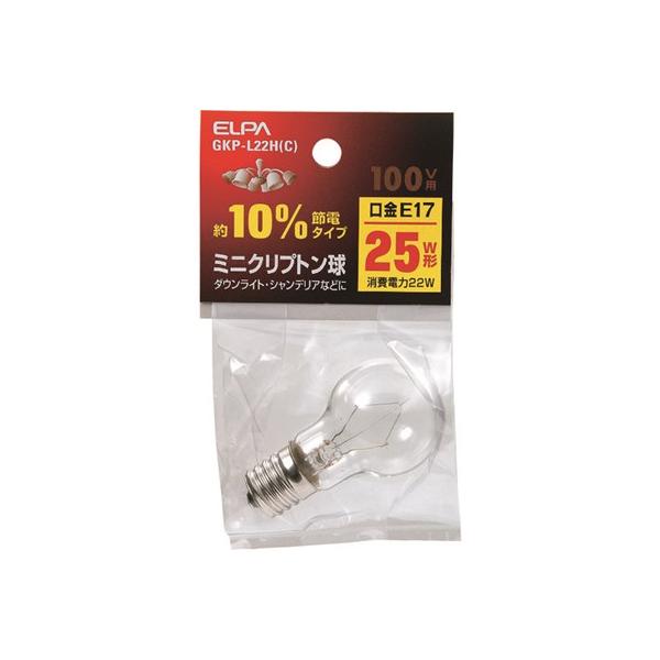 【発売日：2024年04月24日】特長●アルゴンガスよりも熱伝導率の低いクリプトンガスの封入で長寿命を実現した電球です。仕様●全長(mm)：67●消費電力(W)：22●口金：E17●定格寿命(時間)：約2000●色：クリア●電圧(V)：10...